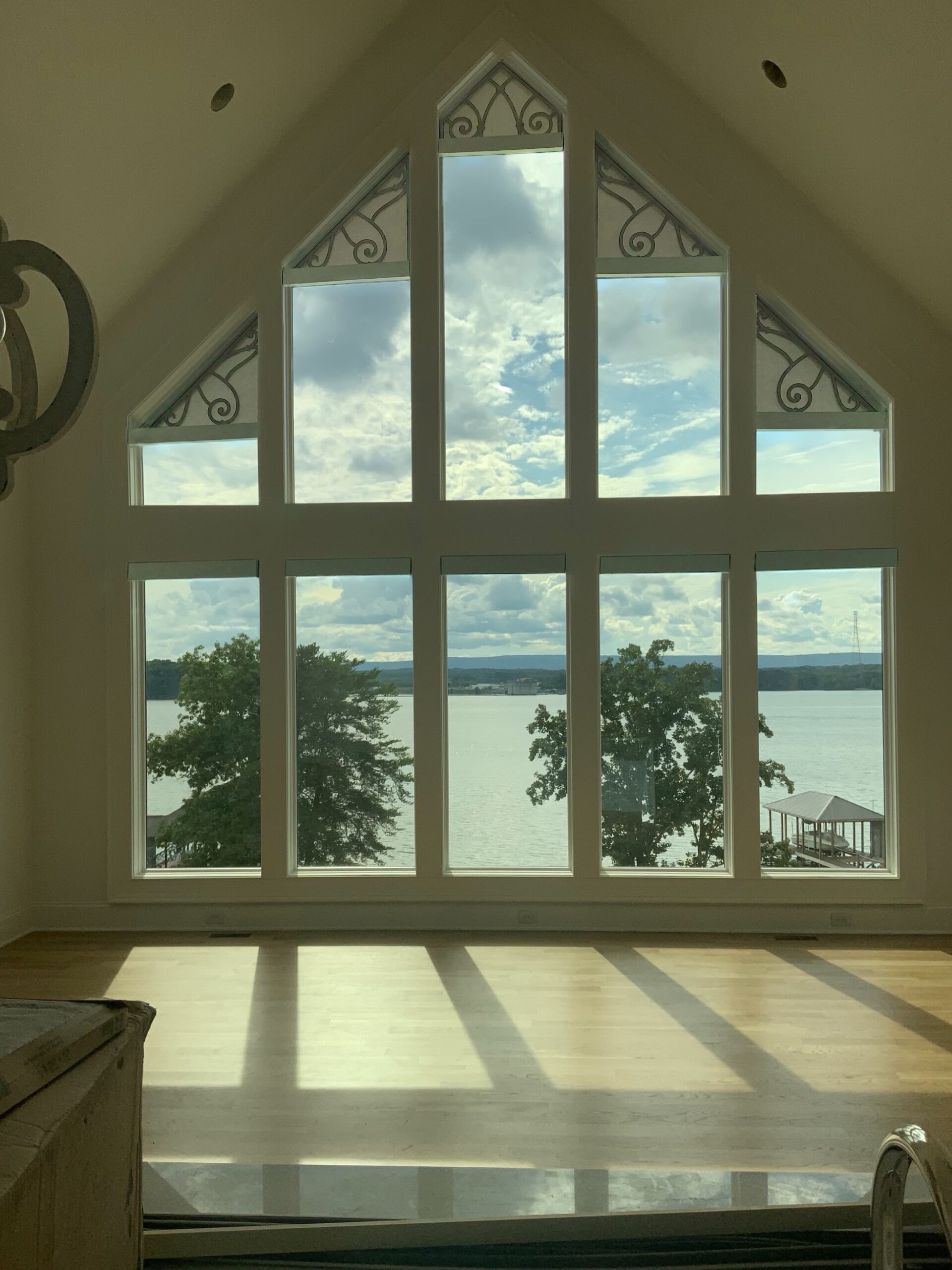 Custom Motorized Window Coverings for an Extreme Window in Harrison, TN ...